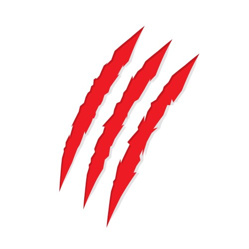 Claw scrathes Royalty Free Vector Image - VectorStock