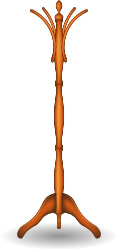 Vintage Coat Rack Stand - Yellow – Royalty-Free Vector | VectorStock