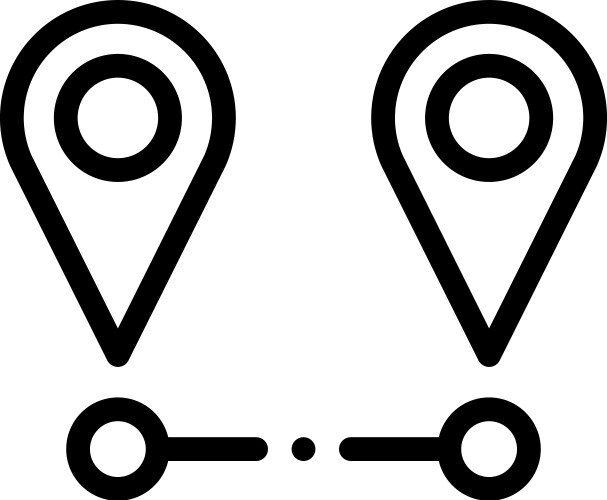 Blackhead icon thin linear style design isolated Vector Image