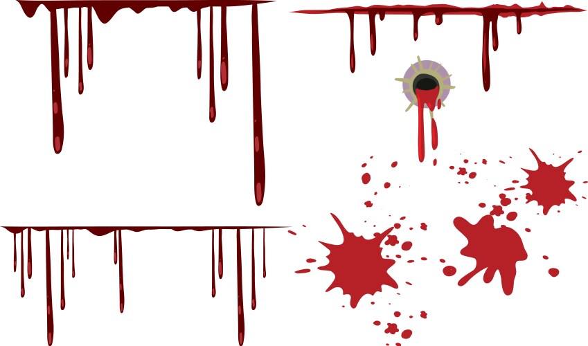 Blood Dripping Cartoon Vector Images (over 1,500)