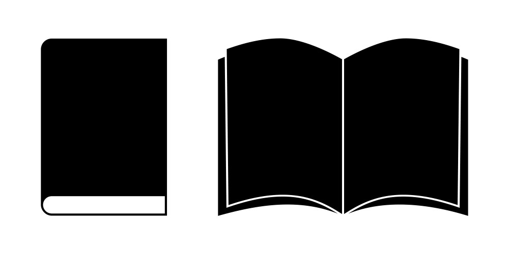 Book Vector Silhouette Book Silhouette Free Stock Vectors