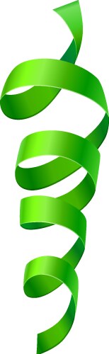 Realistic streamer Royalty Free Vector Image - VectorStock