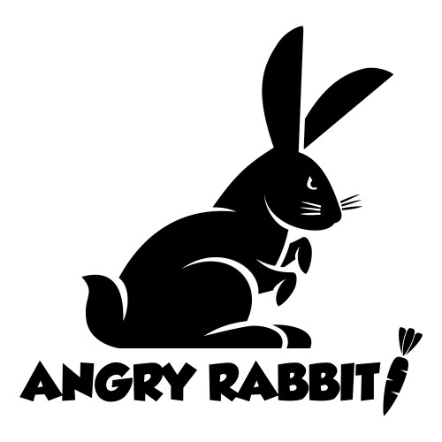 Angry Rabbit Vector Images (over 1,100)