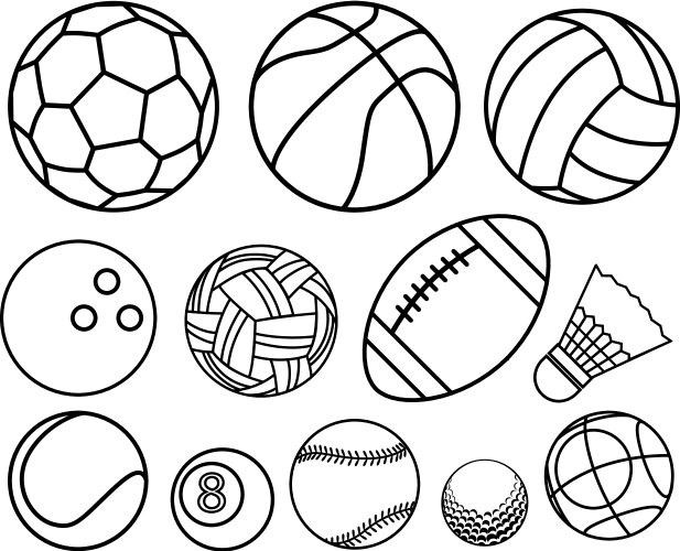 Ball Outline Vector Images (over 120,000)