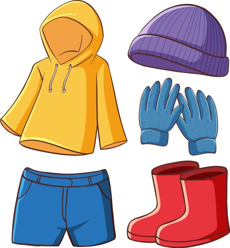 Hang up clothes Royalty Free Vector Image - VectorStock
