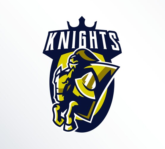 Knight plumber logo Royalty Free Vector Image - VectorStock