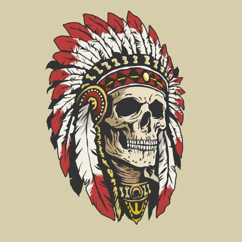 Native american indian Royalty Free Vector Image