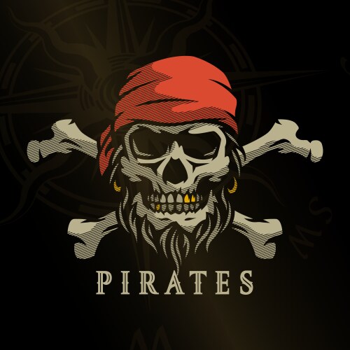 Pirate cross bones Vector Images & Graphics for Commercial Use ...