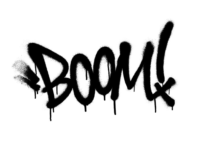 Hooligan Graffiti Spray Art Royalty Free Vector Image