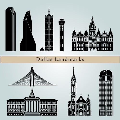 Dallas Skyline Vector Images (over 390)