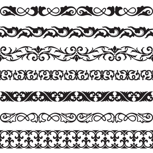 Frame labels set vintage Royalty Free Vector Image Frame labels set vintage Royalty Free Vector Image