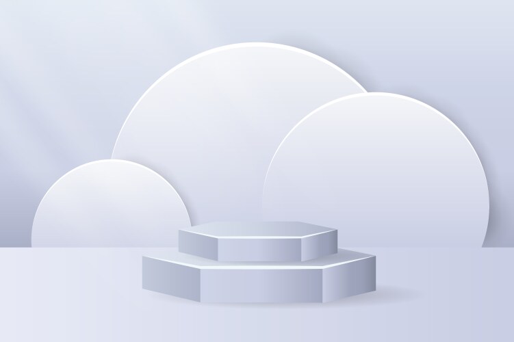 Simple podium background Royalty Free Vector Image