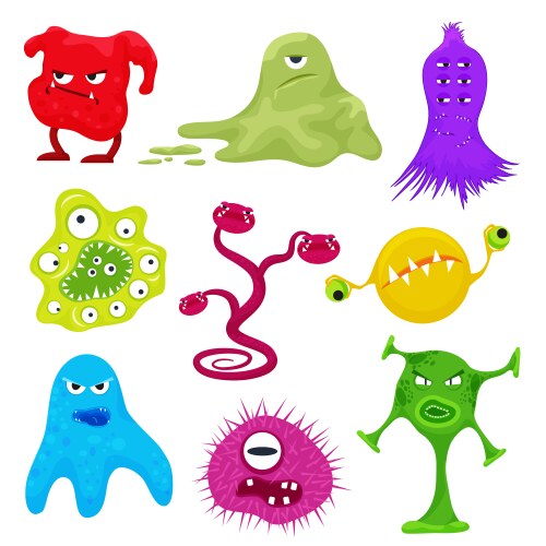 Germs Cartoon Vector Images (over 17,000)