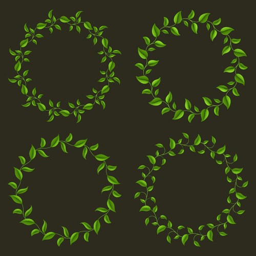 Leaves Circle Vector Images (over 40,000)
