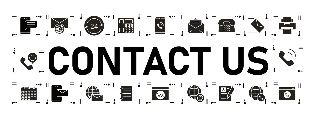 Contact Us Banner Vector Images (over 1,800)