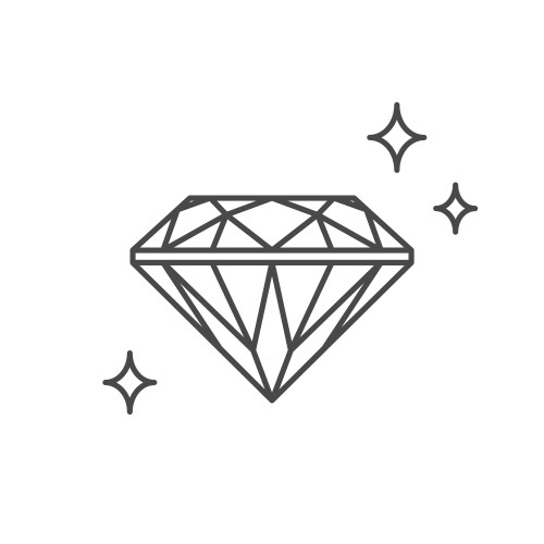 Diamond Outline Shape Vector Images (over 12,000)