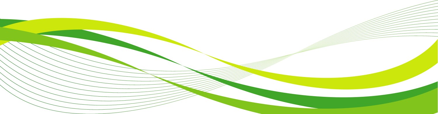 Abstract transparent green wave background Vector Image