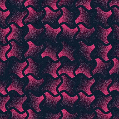 Contemporary graphic seamless pattern trend Vector Image