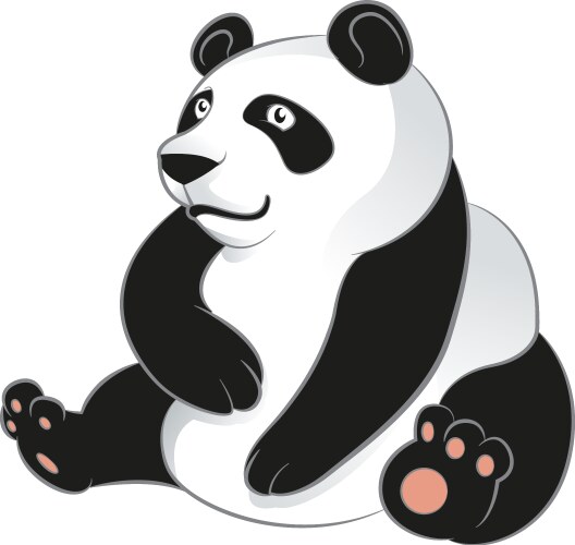 Panda cartoon Royalty Free Vector Image - VectorStock