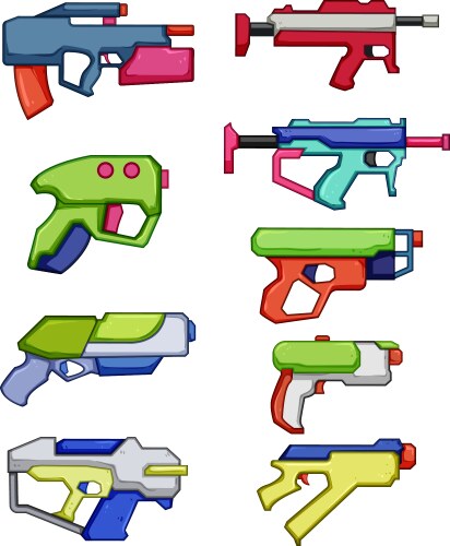 Cartoon Gun Vector Images (over 32,000)
