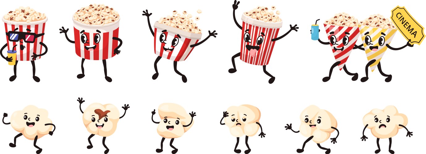 Popcorn Cartoon Vector Images (over 10,000)