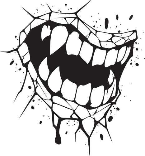 Demon Mouth Vector Images (over 6,100)