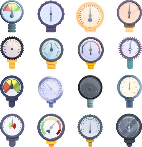Gauge Cartoon Manometer Vector Images (over 170)