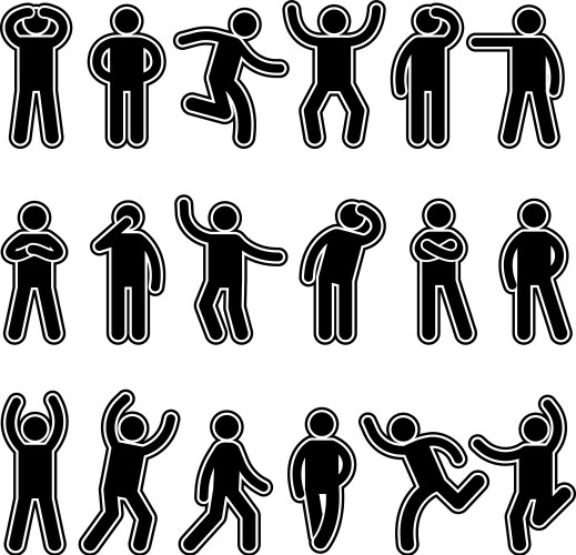 Stick Figure Arms and Legs Vector Images (over 700)