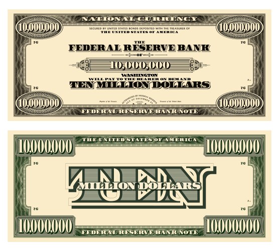 Fake Money Template Vector Images (over 370)