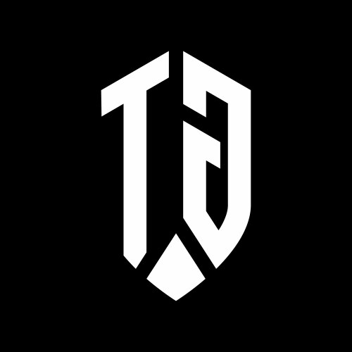 Nv logo monogram with emblem shield style design Vector Image