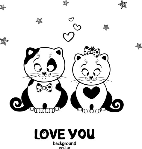 Cat Love Vector Images (over 68,000)