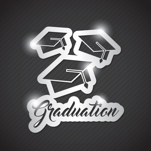 Congratulations hand lettering graphic Royalty Free Vector