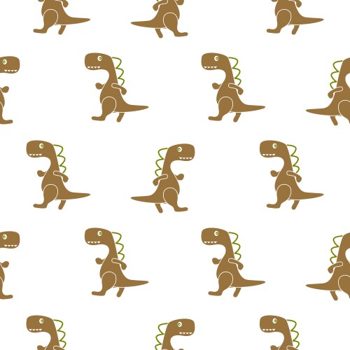Dinosaur Pattern - Jurassic Era – Royalty-Free Vector | VectorStock