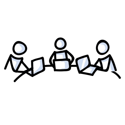 Drawn stick figure with pickaxe construction Vector Image