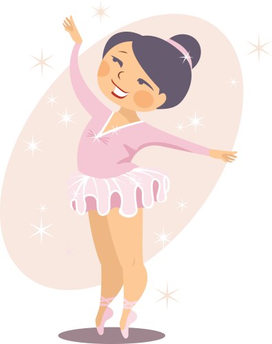 Little fairy ballerina Royalty Free Vector Image