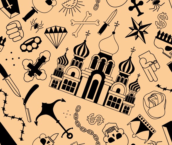 Russian Tattoo Vector Images (over 930)
