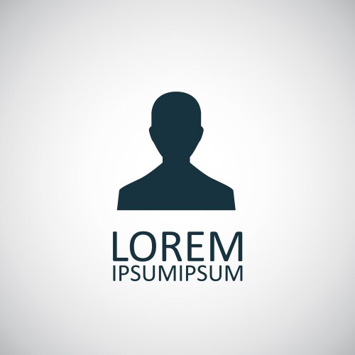 Neutral profile picture Royalty Free Vector Image