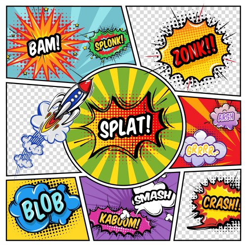 Comic Elements Vector Images (over 180,000)