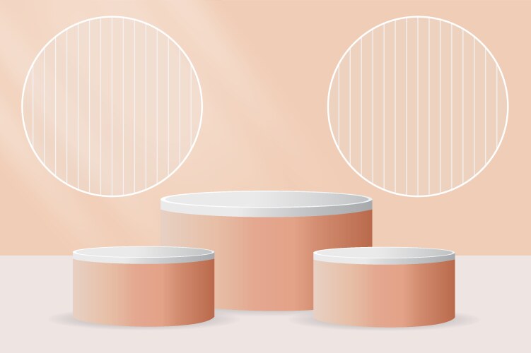Simple podium background Royalty Free Vector Image