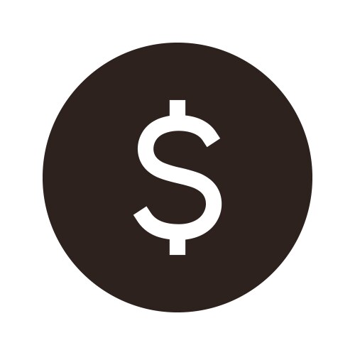 Sgd singapore dollar currency symbol black Vector Image