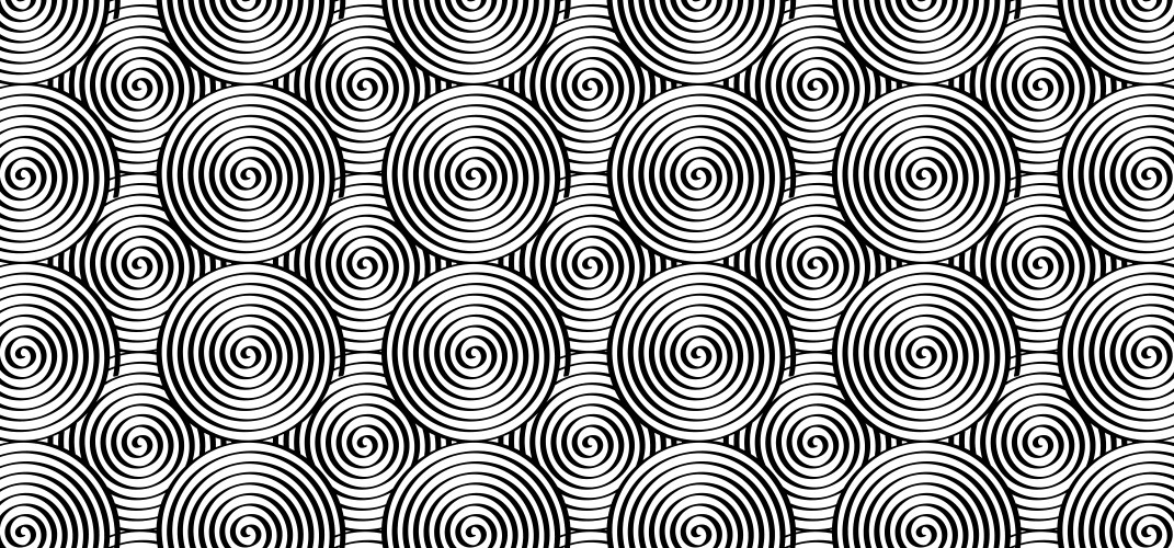 Hypnosis hypnotic spiral line pattern circles Vector Image