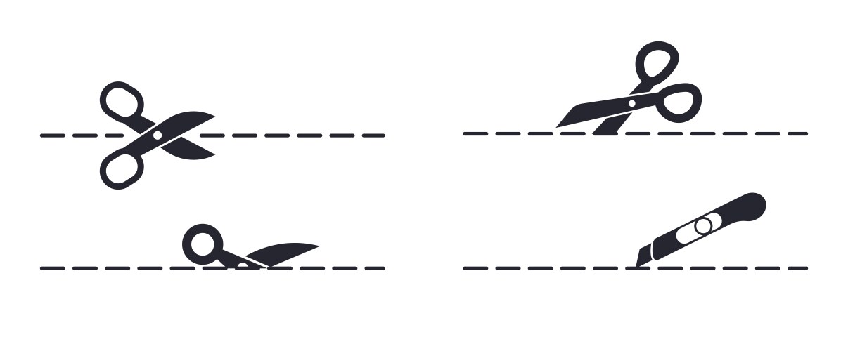 Scissors Black and White Vector Images (over 13,000)