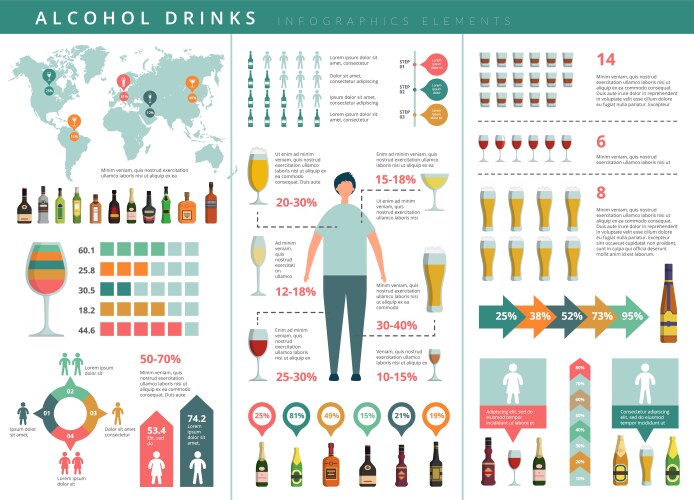 Alcohol Infographic Vector Images (over 10,000)