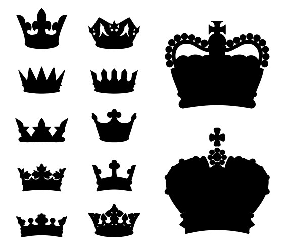Crown Silhouette Vector Images (over 46,000)