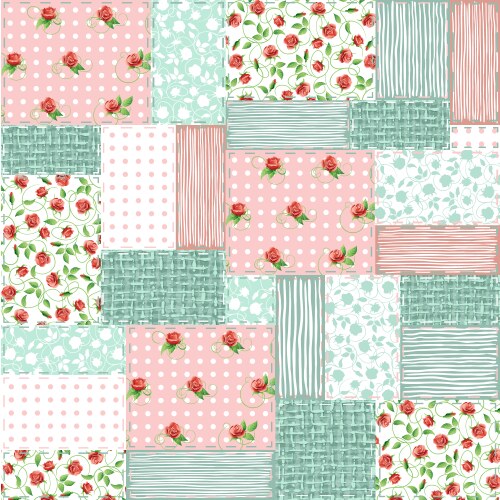 Nautical patchwork seamless pattern Royalty Free Vector Nautical patchwork seamless pattern Royalty Free Vector