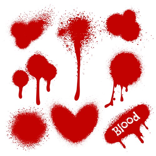 Skull blood Royalty Free Vector Image - VectorStock