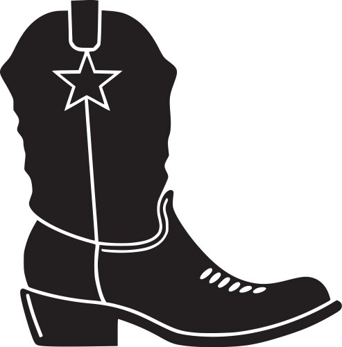 Cowboy Boots Outline Vector Images (over 2,600)