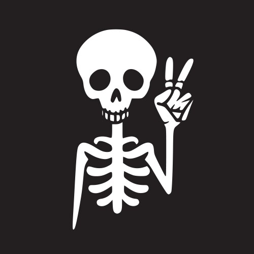 Skeleton Peace Sign Vector Images (over 290)