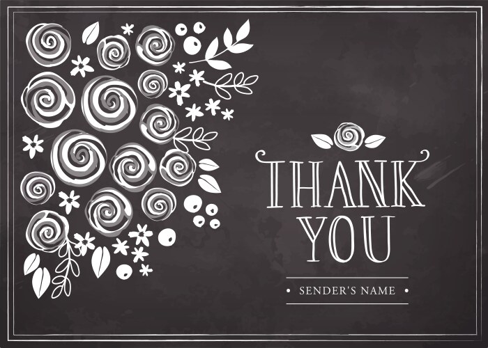 Thank you design Royalty Free Vector Image - VectorStock