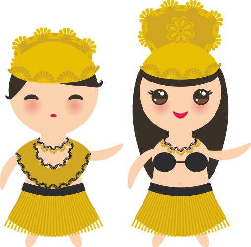 Hula Hawaiian Cartoon Vector Images (over 490)